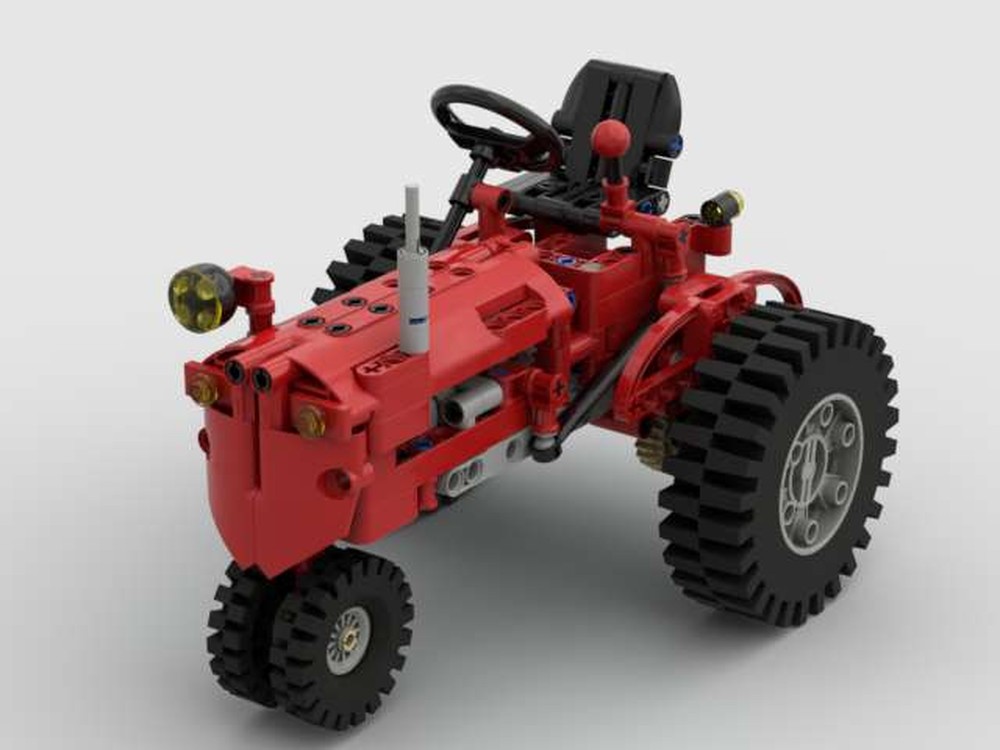 LEGO MOC Old Classic Tractor by Yokio | Rebrickable - Build with LEGO