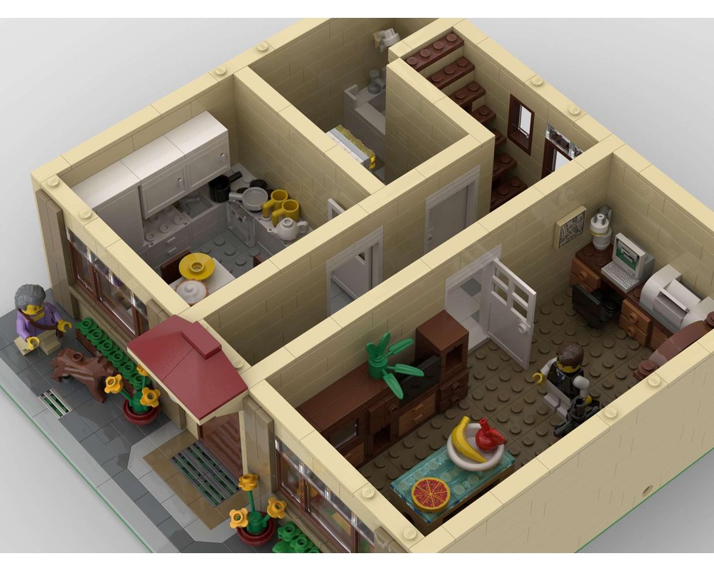 LEGO MOC Apartment with Rooftop Garden by Martinzi | Rebrickable ...