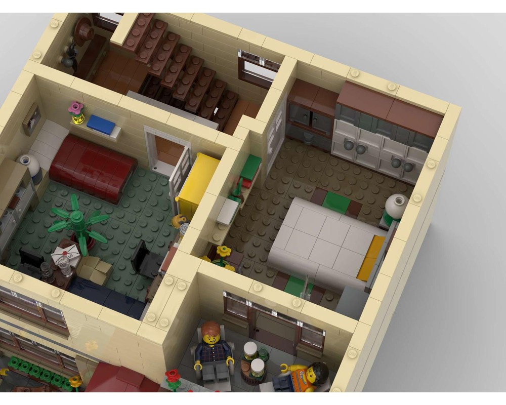 LEGO MOC Apartment with Rooftop Garden by Martinzi | Rebrickable ...