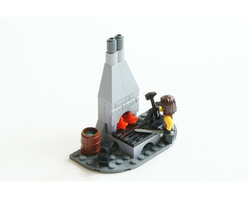 LEGO MOC Blacksmith by Mestari | Rebrickable - Build with LEGO
