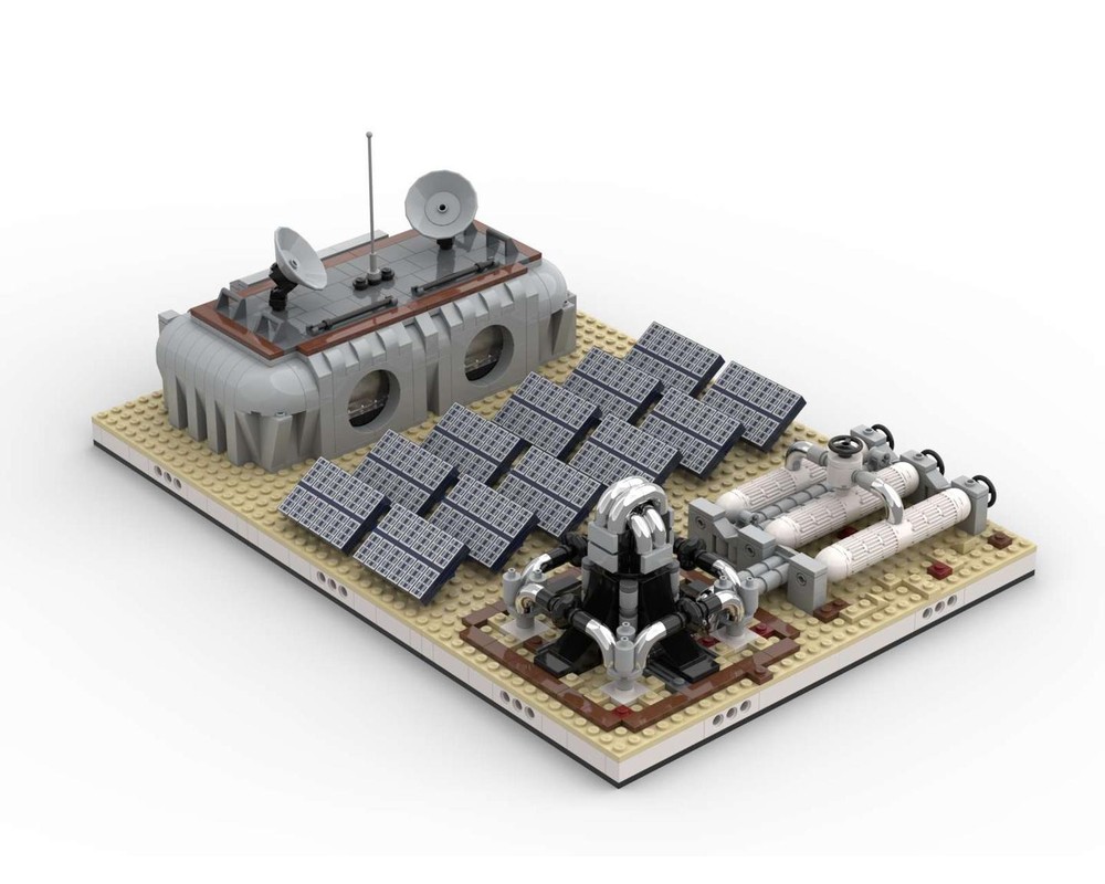 LEGO MOC WaterPump installation MARS mission by john_brickmold ...