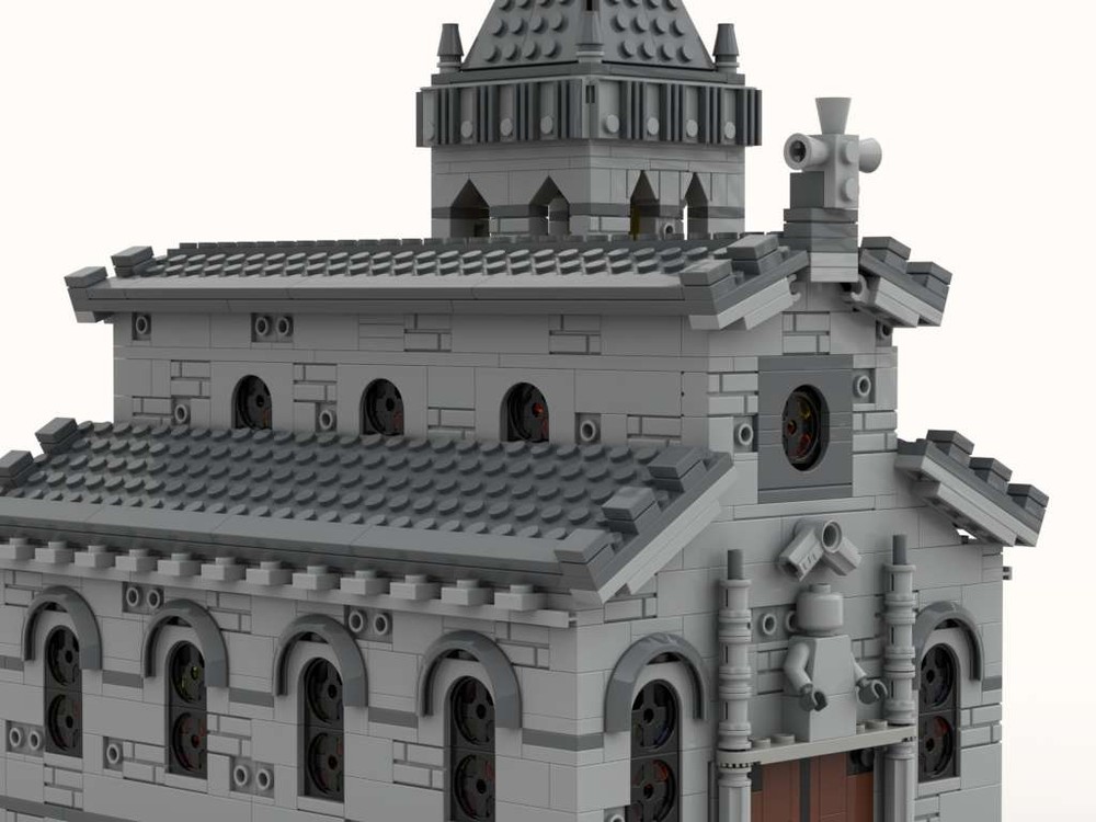LEGO MOC Medieval Church - modular by Tavernellos | Rebrickable - Build ...
