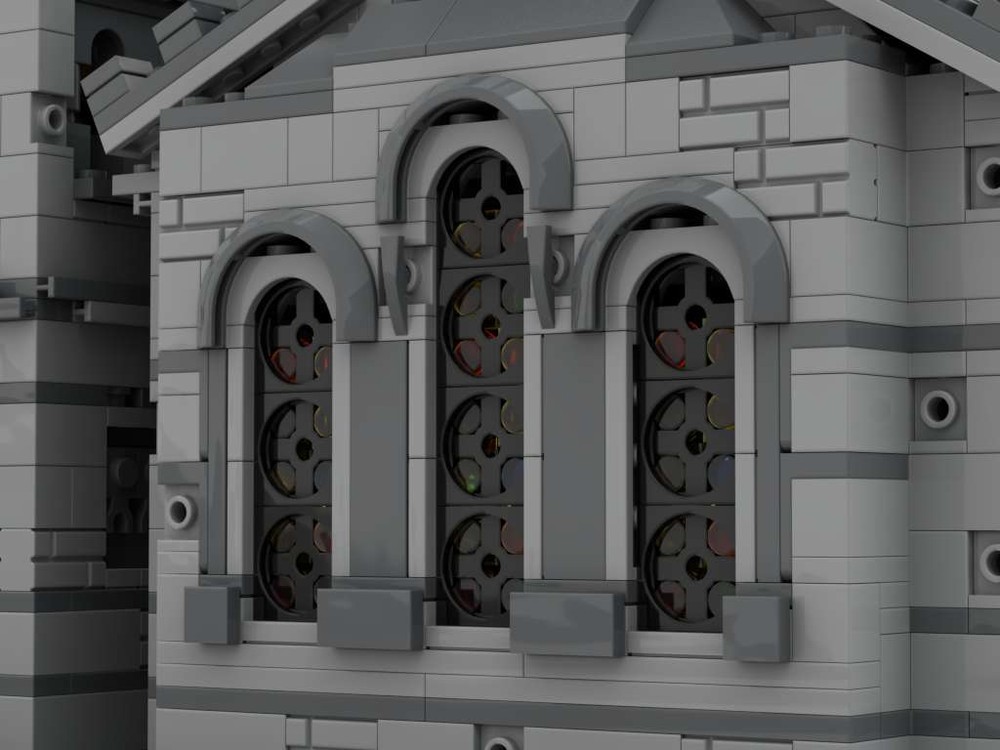 LEGO MOC Medieval Church - modular by Tavernellos | Rebrickable - Build ...