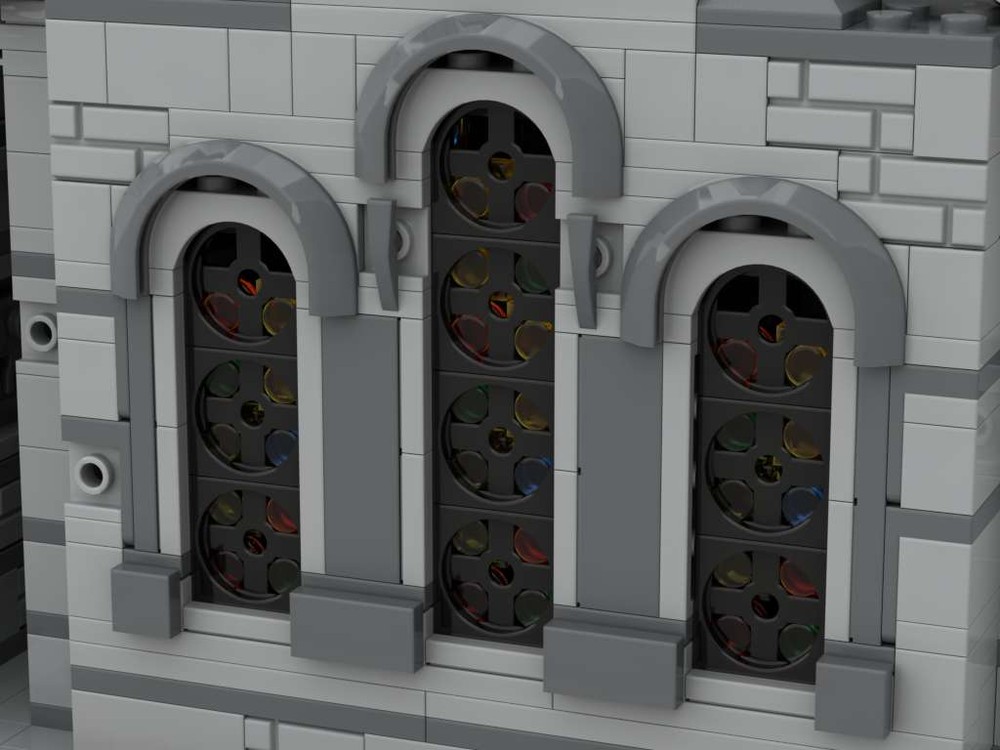 LEGO MOC Medieval Church - modular by Tavernellos | Rebrickable - Build ...
