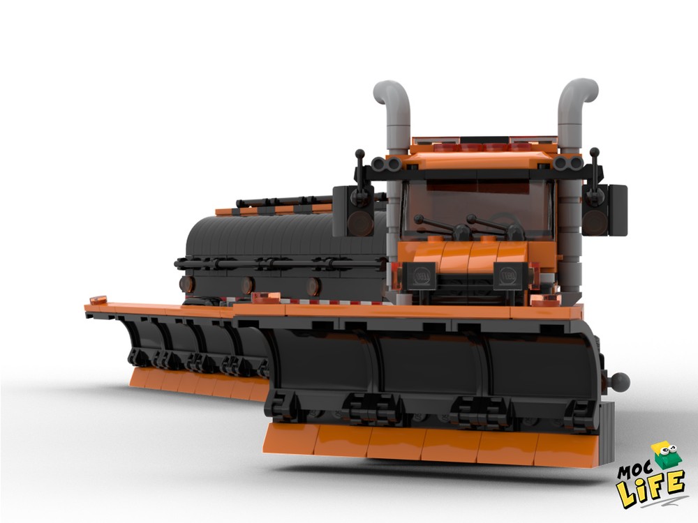LEGO MOC-34054 Tow plow by MocLife | Rebrickable - Build with LEGO