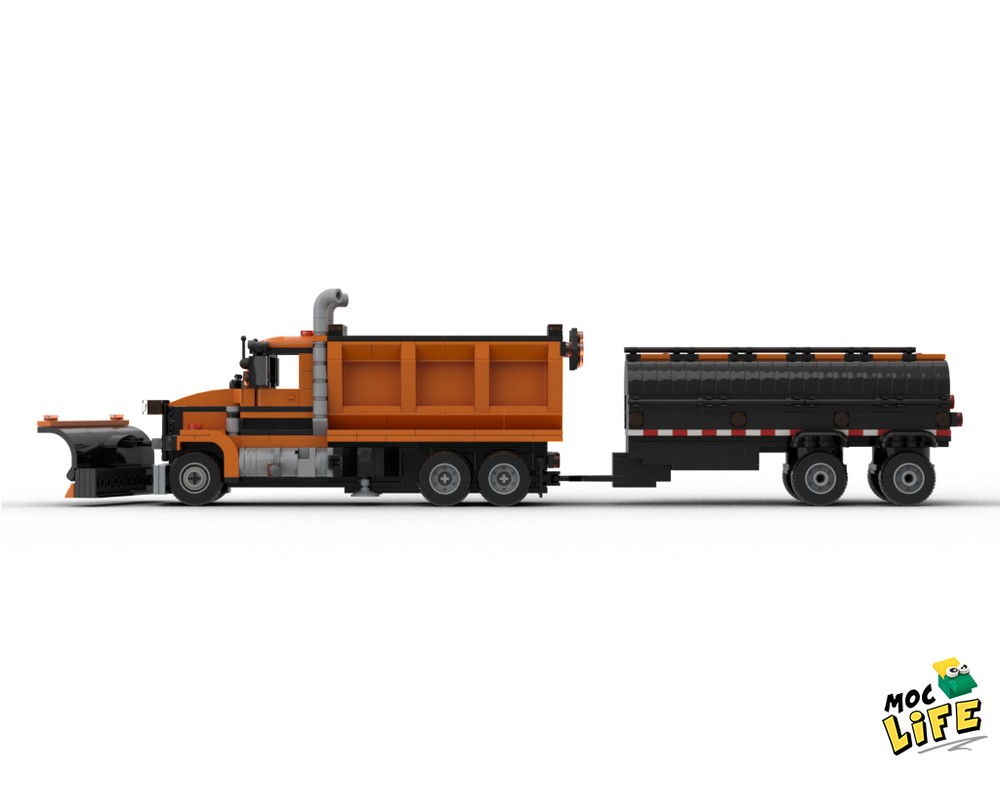 LEGO MOC Tow plow by MocLife | Rebrickable - Build with LEGO