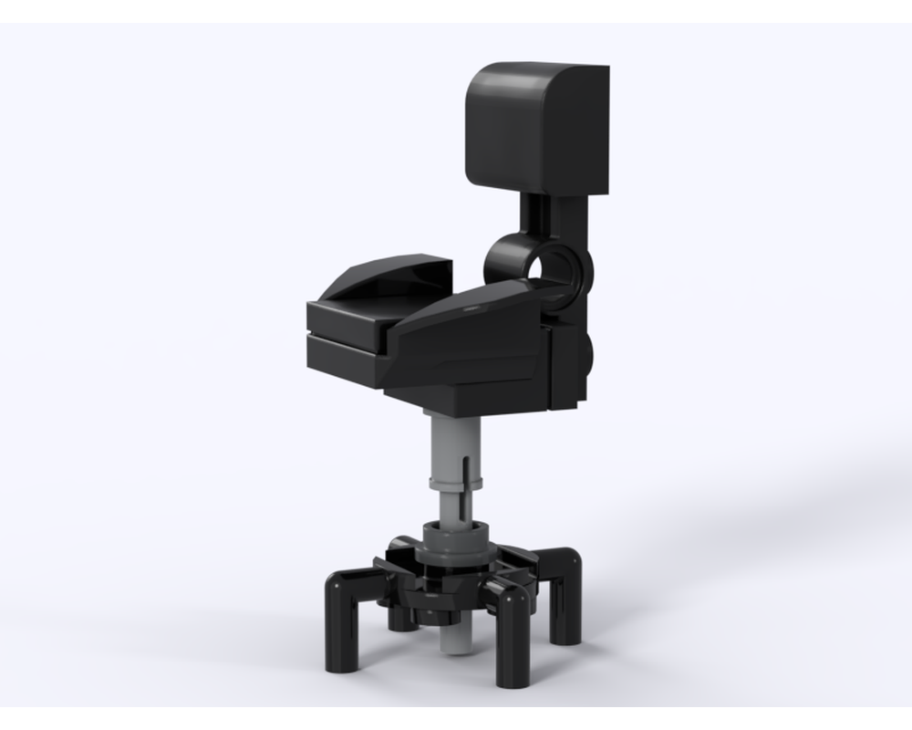 LEGO MOC 8-piece Office Chair by LegoOri | Rebrickable - Build with LEGO