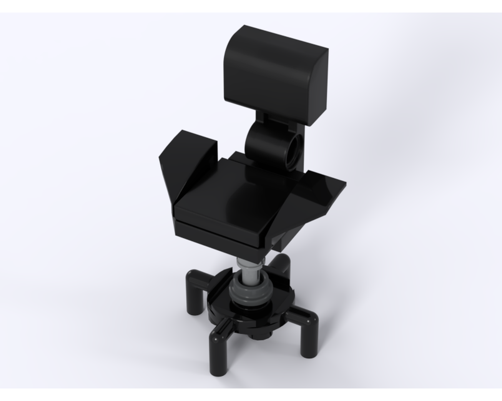 LEGO MOC 8-piece Office Chair by LegoOri | Rebrickable - Build with LEGO