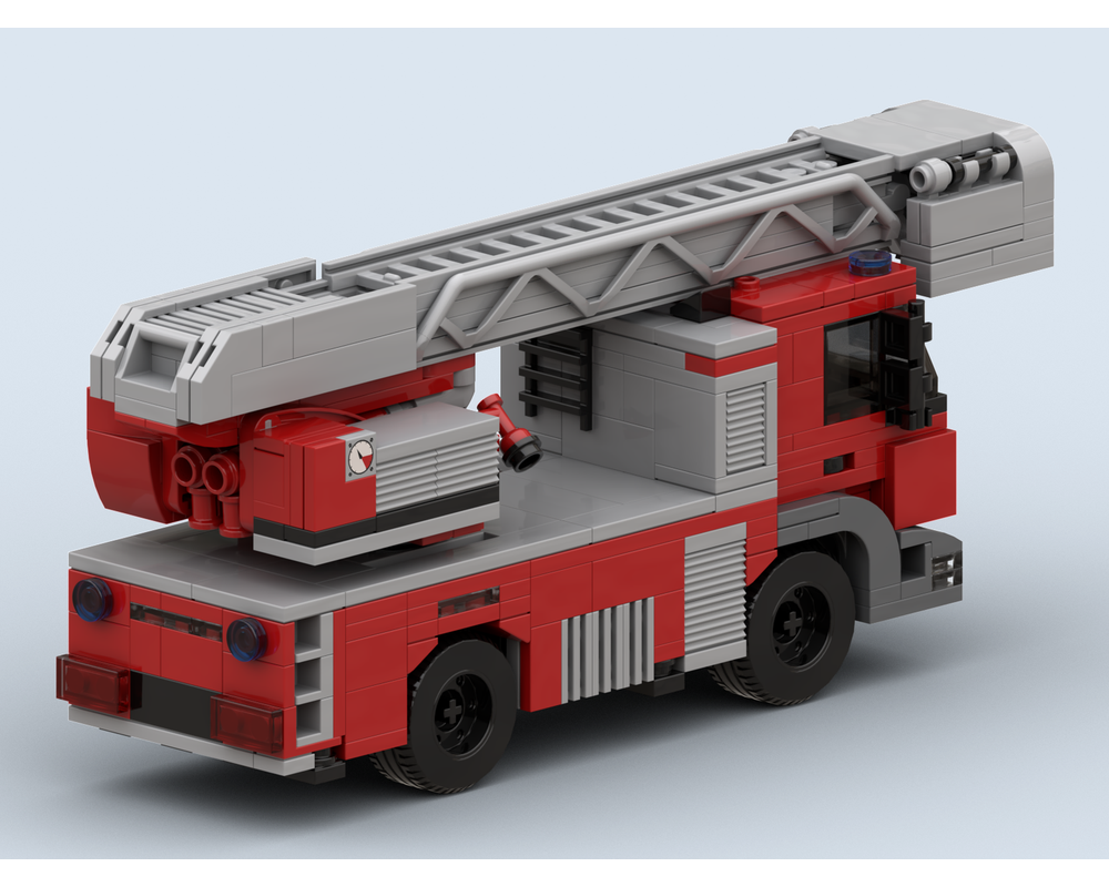 LEGO MOC Amsterdam Fire Ladder Truck by mausbricks | Rebrickable ...