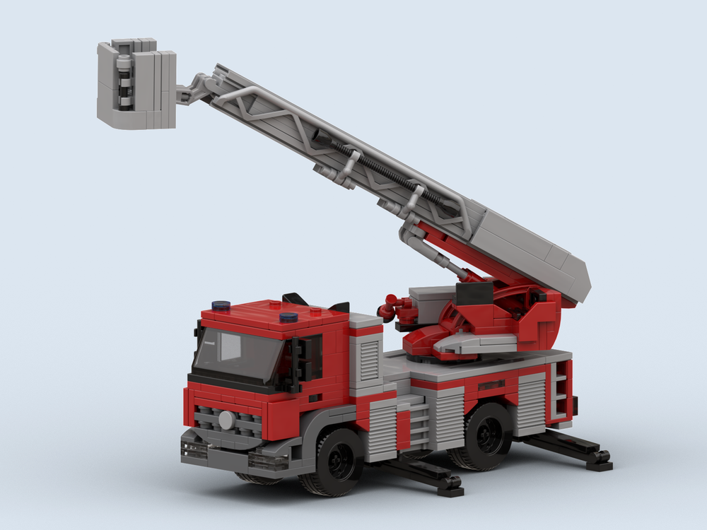 LEGO MOC Amsterdam Fire Ladder Truck by mausbricks | Rebrickable ...