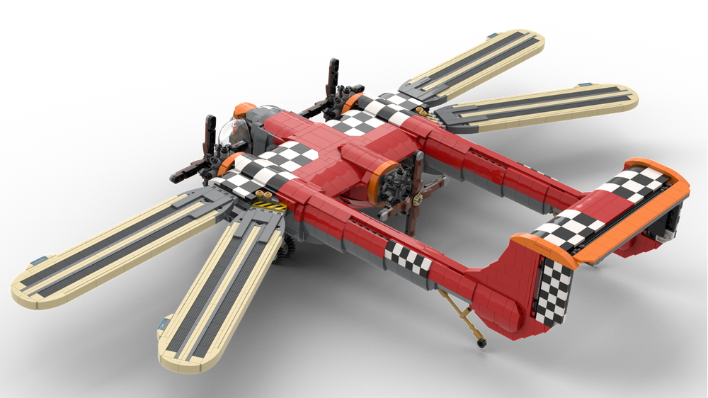 LEGO MOC Dieselpunk Ornithopter by AsgardianStudio | Rebrickable ...