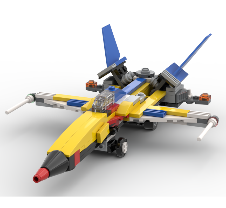 LEGO MOC 31060 Blue Angels Hornet by crazy8ron | Rebrickable - Build ...