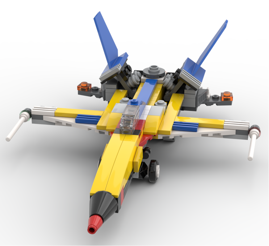 LEGO MOC 31060 Blue Angels Hornet by crazy8ron | Rebrickable - Build ...
