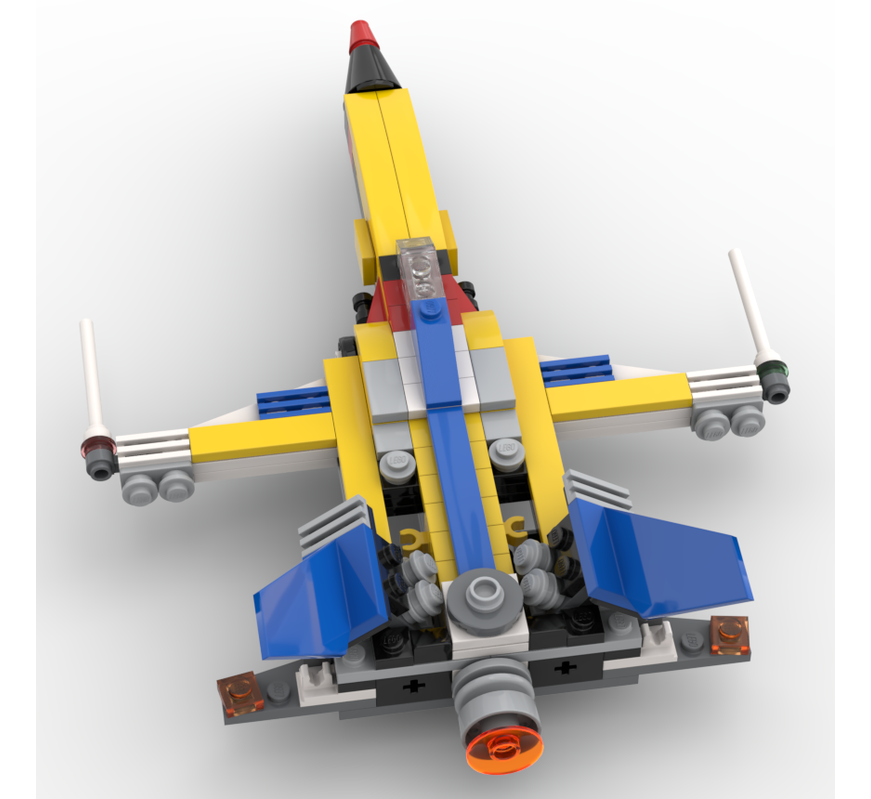 LEGO MOC 31060 Blue Angels Hornet by crazy8ron | Rebrickable - Build ...