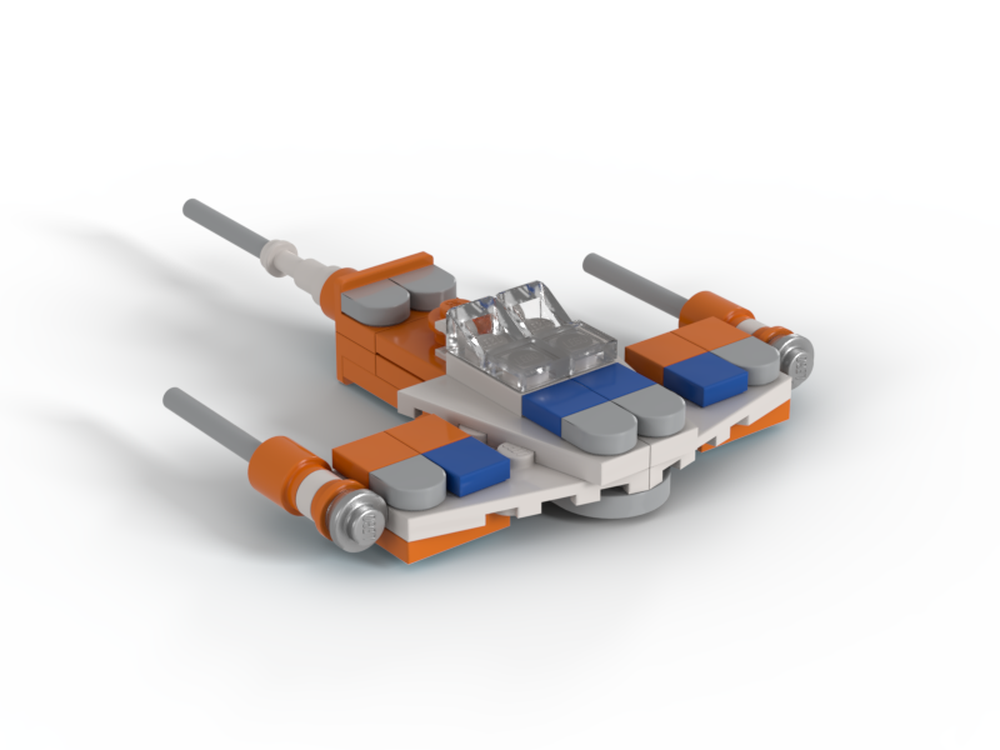 Lego Moc Naboo Starfighter X Wing Poly Alt By Darth Decker