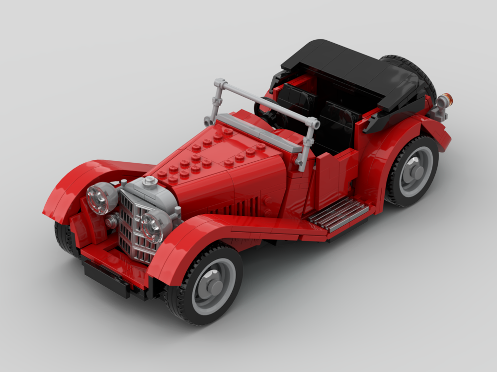 LEGO MOC Jaguar SS100 by ww | Rebrickable - Build with LEGO