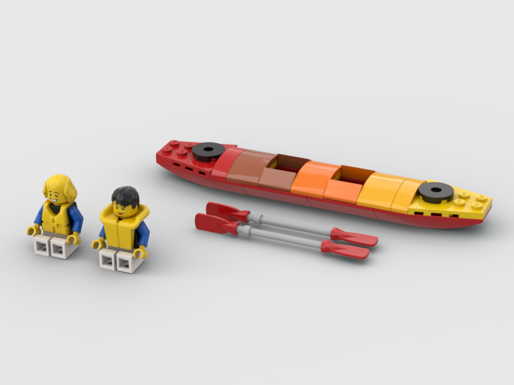 LEGO MOC Family Kayak by Queer.Solutions | Rebrickable - Build with LEGO