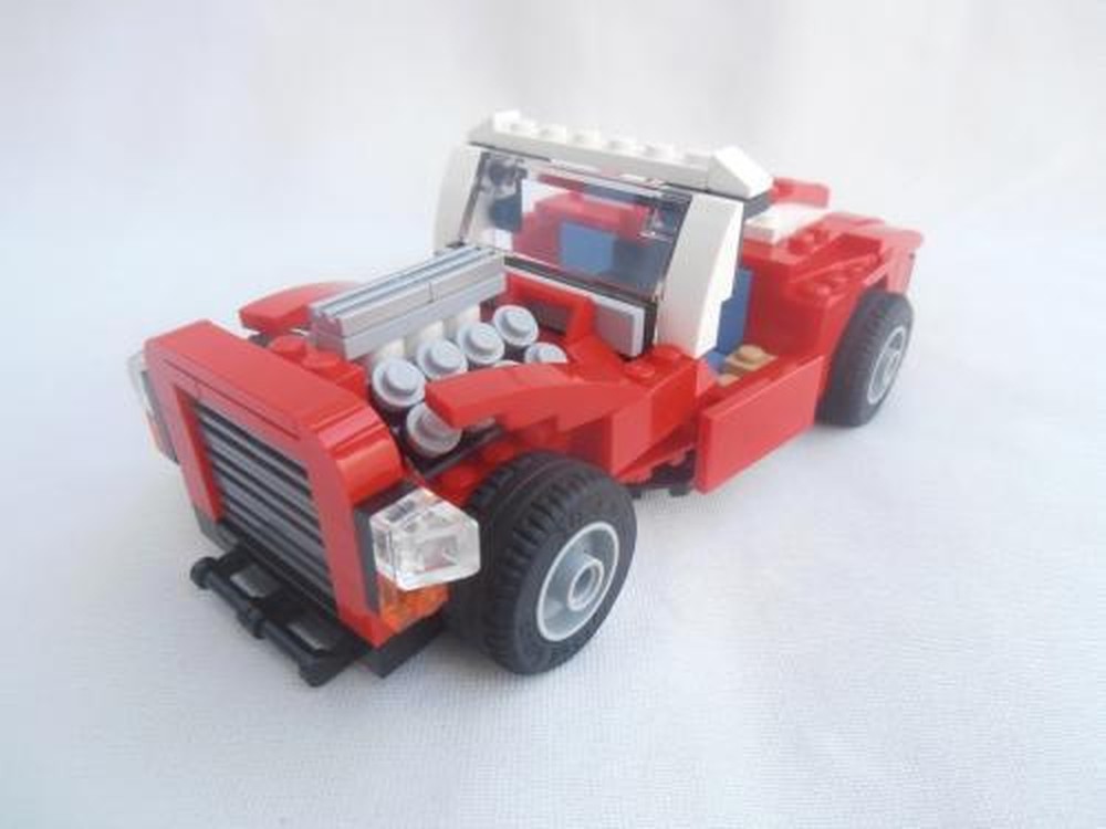 LEGO MOC 5867 Hot Rod by PeterSzabo | Rebrickable - Build with LEGO