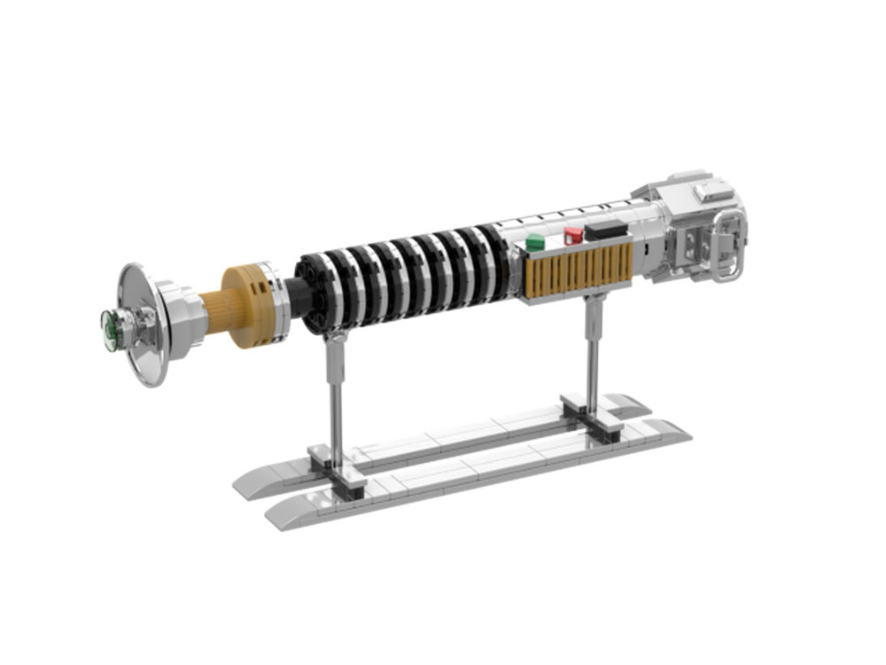 Lego Moc Luke Lightsaber Green By Dmarkng Rebrickable Build With Lego