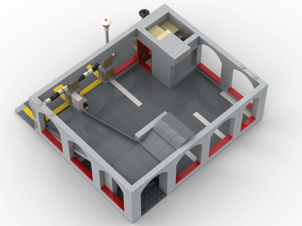 LEGO MOC Modular Small Car Parking Garage by Jhobbs | Rebrickable ...