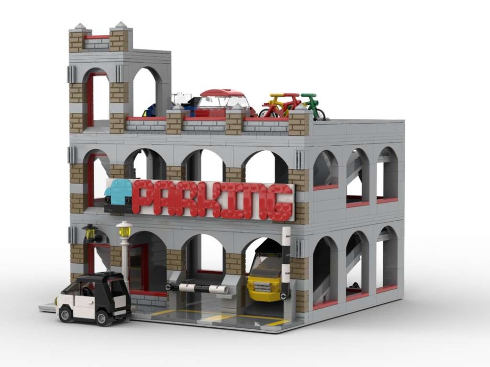 LEGO MOC-34390 Modular Small Car Parking Garage by Jhobbs | Rebrickable ...