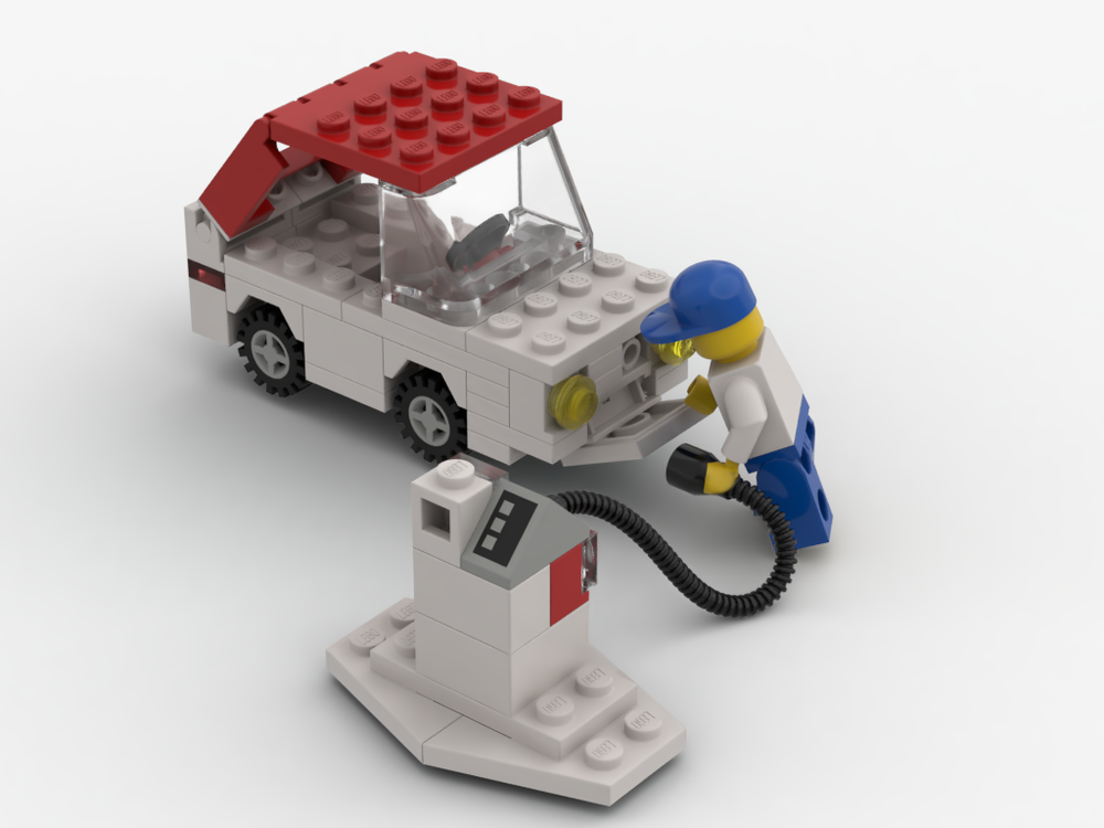 LEGO MOC 6378 Electrical vehicle with charging pole by se1977 ...