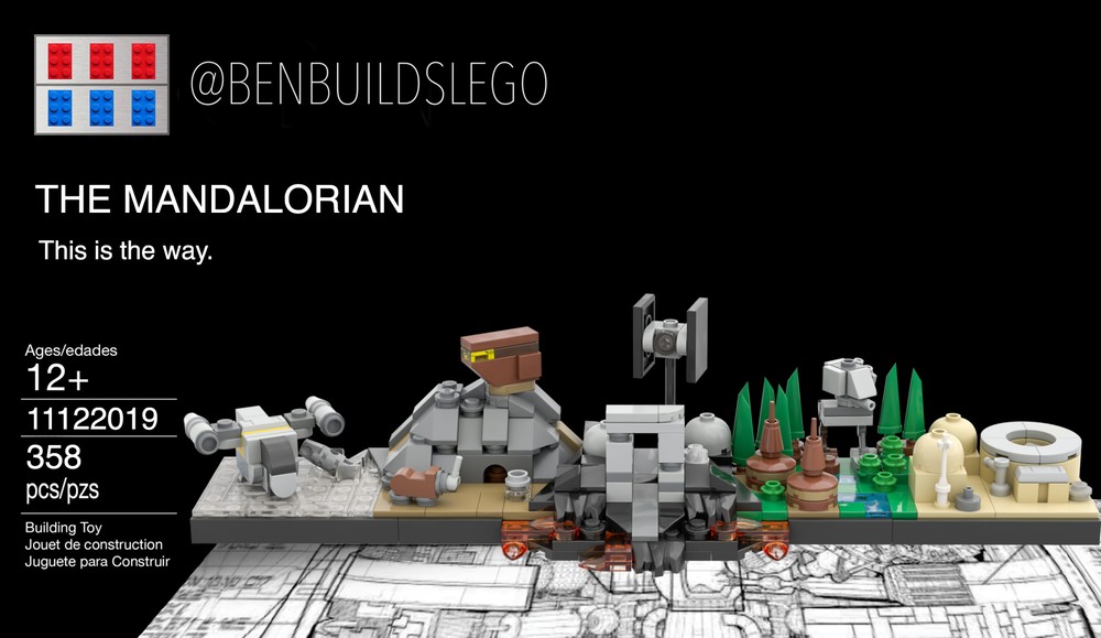 Lego Moc Sw The Mandalorían By Benbuildslego Rebrickable Build