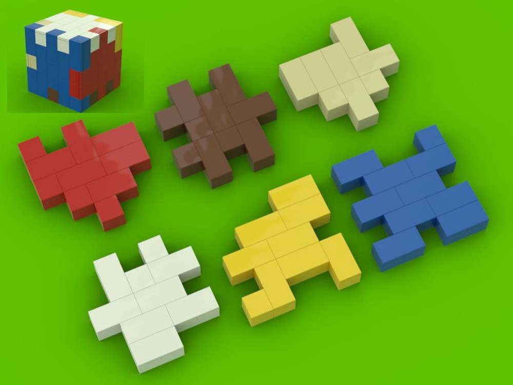 LEGO MOC Cube puzzle by Serenity | Rebrickable - Build with LEGO