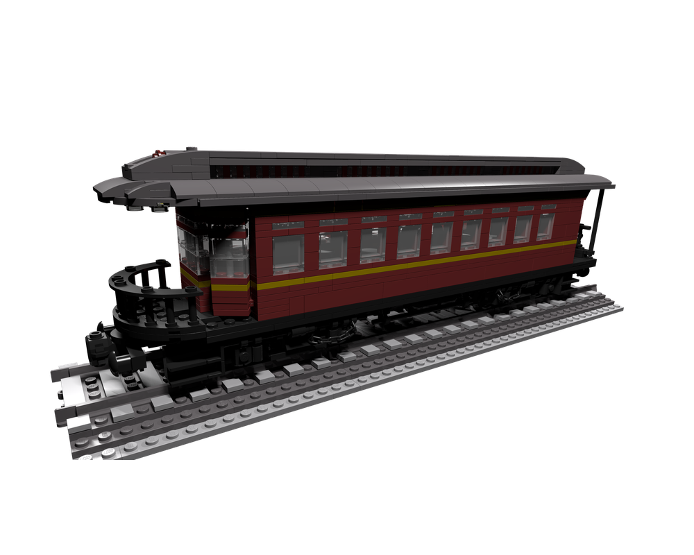 LEGO MOC-34471 Pacific Observation Car (Train 2019) | Rebrickable ...