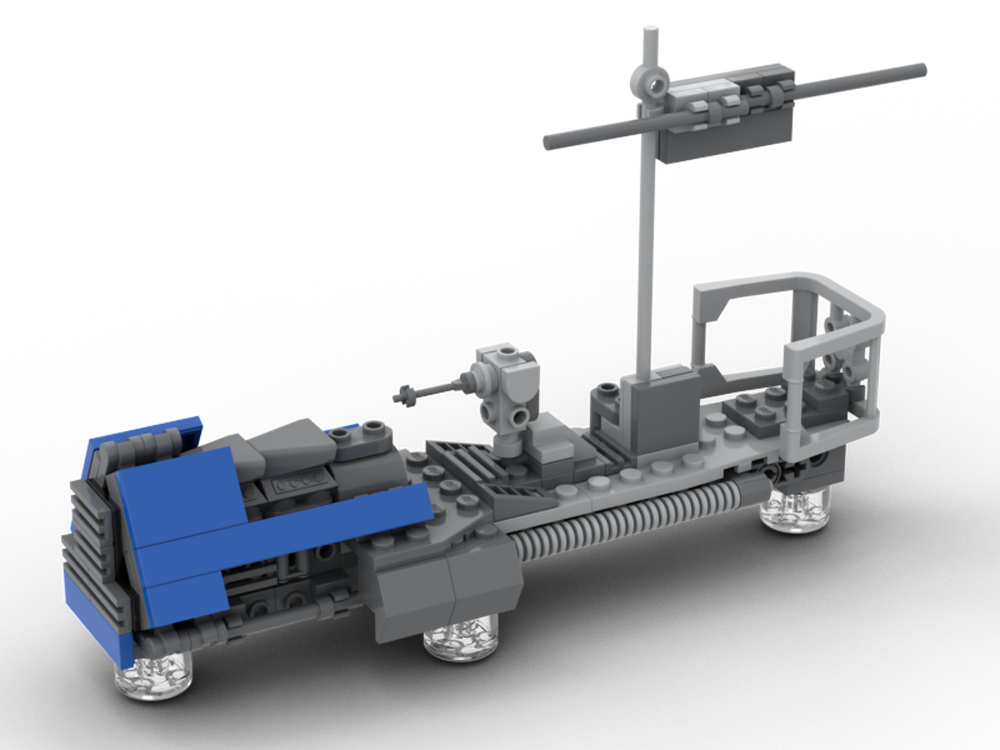 LEGO MOC Star Wars Episode IX - Pasaana Second Skiff / Speeder Blue Mk ...