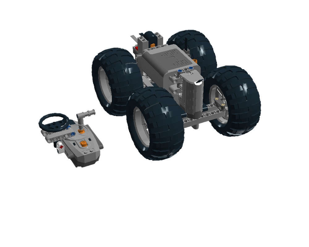 LEGO MOC Remotely Controlled Car by JohnPercival | Rebrickable - Build ...