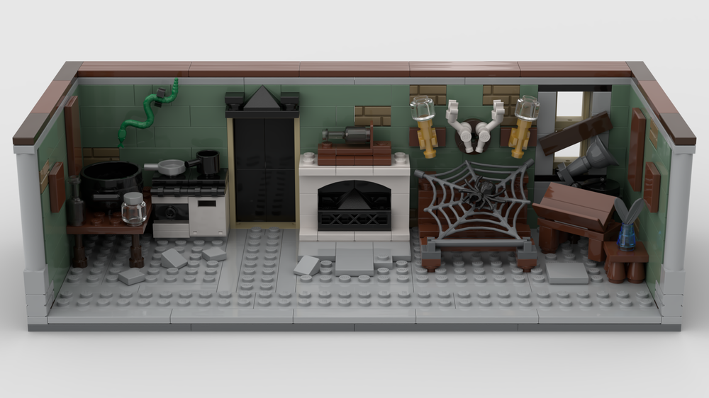 LEGO MOC Tower Haunted Apts by Queer.Solutions | Rebrickable - Build ...