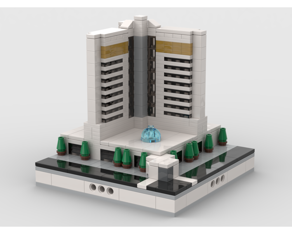 LEGO MOC-34566 Mirage Hotel for Modular City Las Vegas (Modular ...