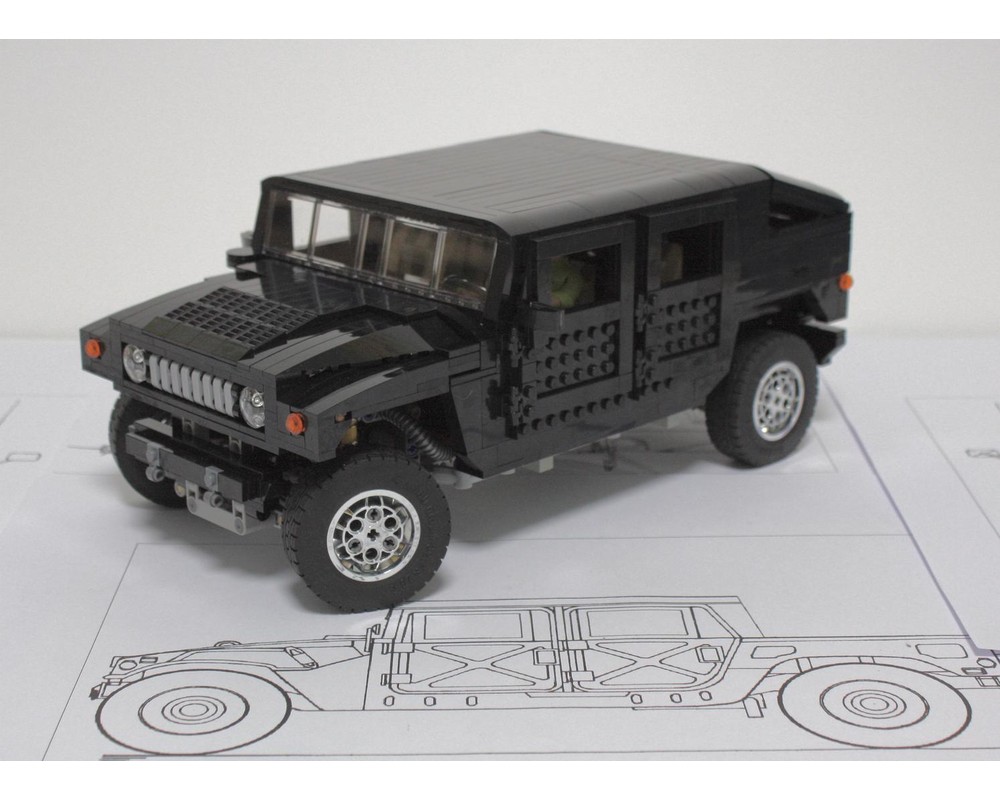 LEGO MOC Hummer H1 by Jeka_Jackson | Rebrickable - Build with LEGO