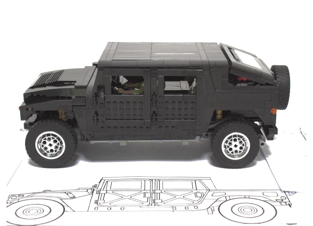 LEGO MOC Hummer H1 by Jeka_Jackson | Rebrickable - Build with LEGO