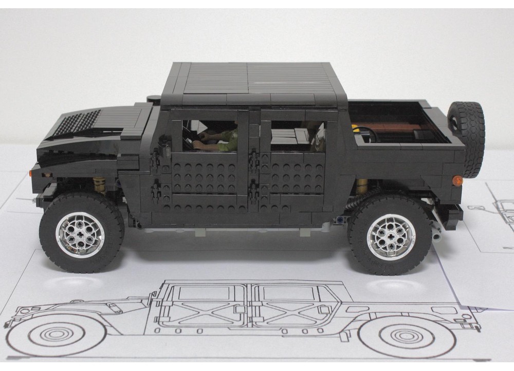 LEGO MOC Hummer H1 by Jeka_Jackson | Rebrickable - Build with LEGO