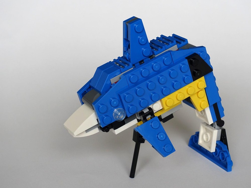 LEGO MOC 31087: Jumping Dolphin by Tomik | Rebrickable - Build with LEGO