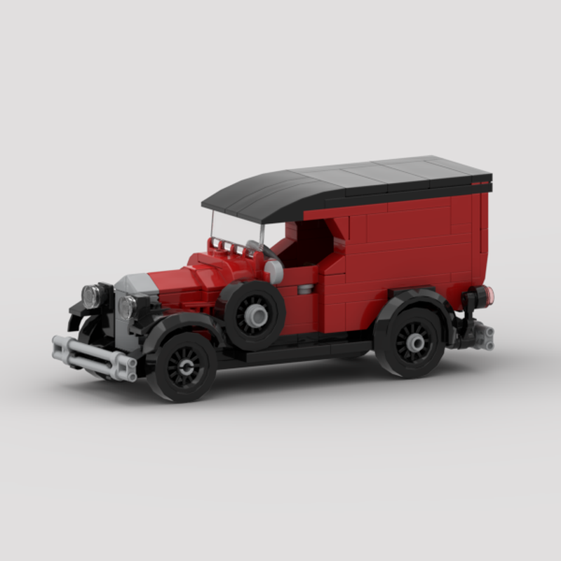 LEGO MOC 1929 FORD MODEL A PANELVAN by BrickBuildCustoms | Rebrickable ...