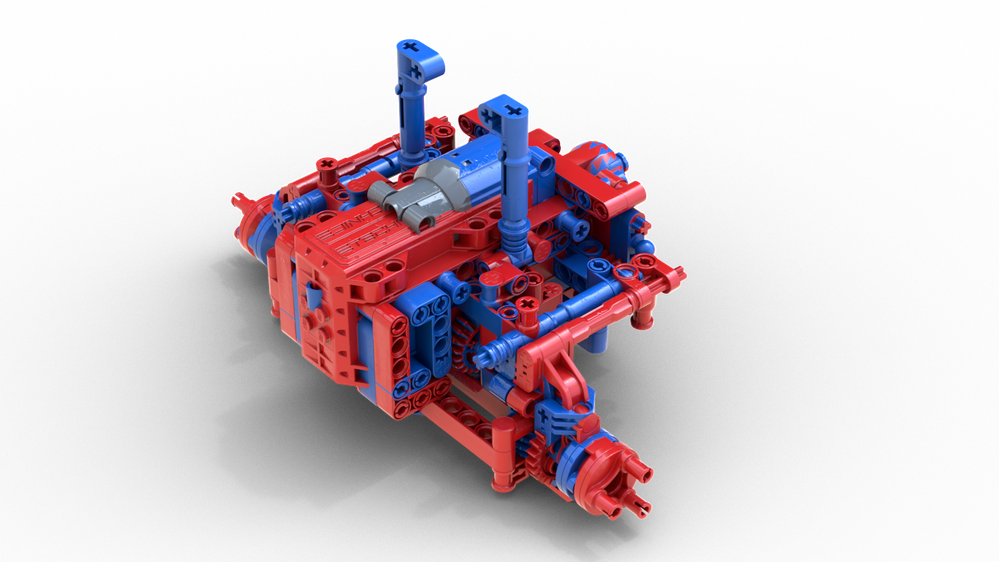 LEGO MOC 9398/41999 Axle with Buggy motor by VoidSerpent | Rebrickable ...