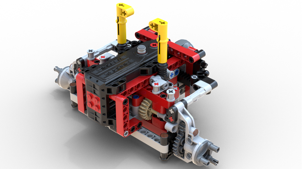LEGO MOC 9398/41999 Axle with Buggy motor by VoidSerpent | Rebrickable ...