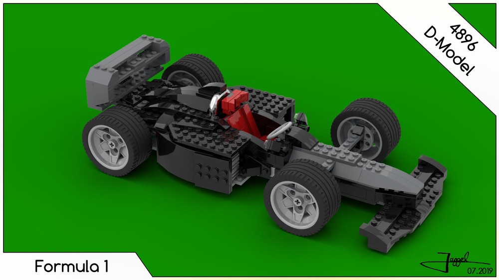 LEGO MOC LEGO 4896 F1 C-Model by Jaggel | Rebrickable - Build with LEGO