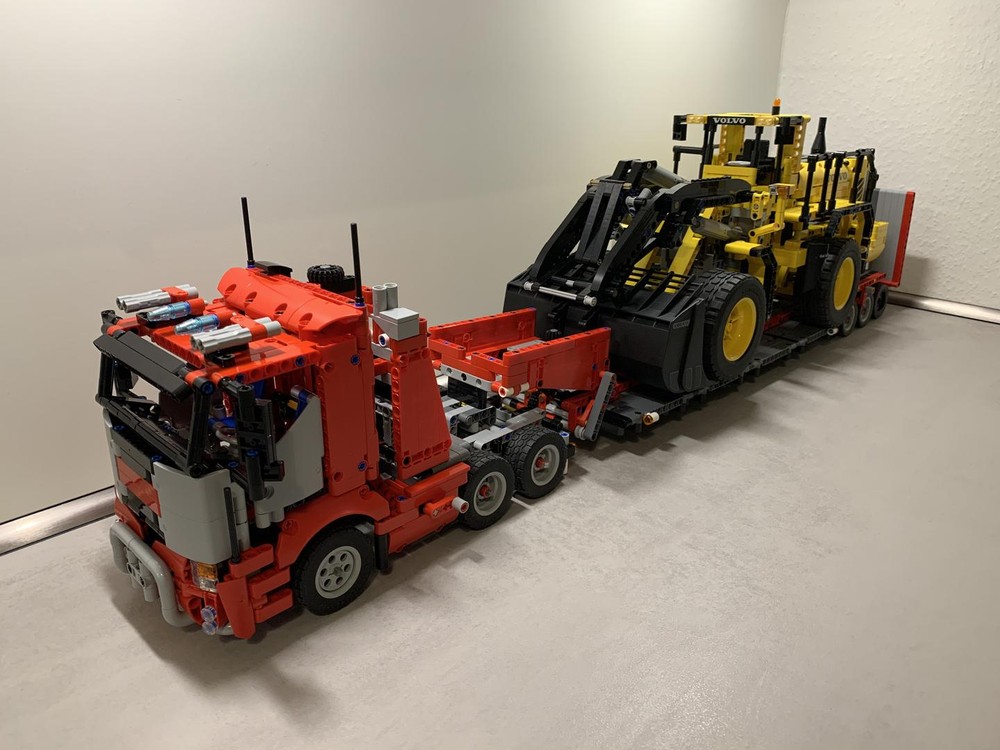 LEGO MOC 42098 C-Model Low Loader Trailer by time-hh | Rebrickable ...