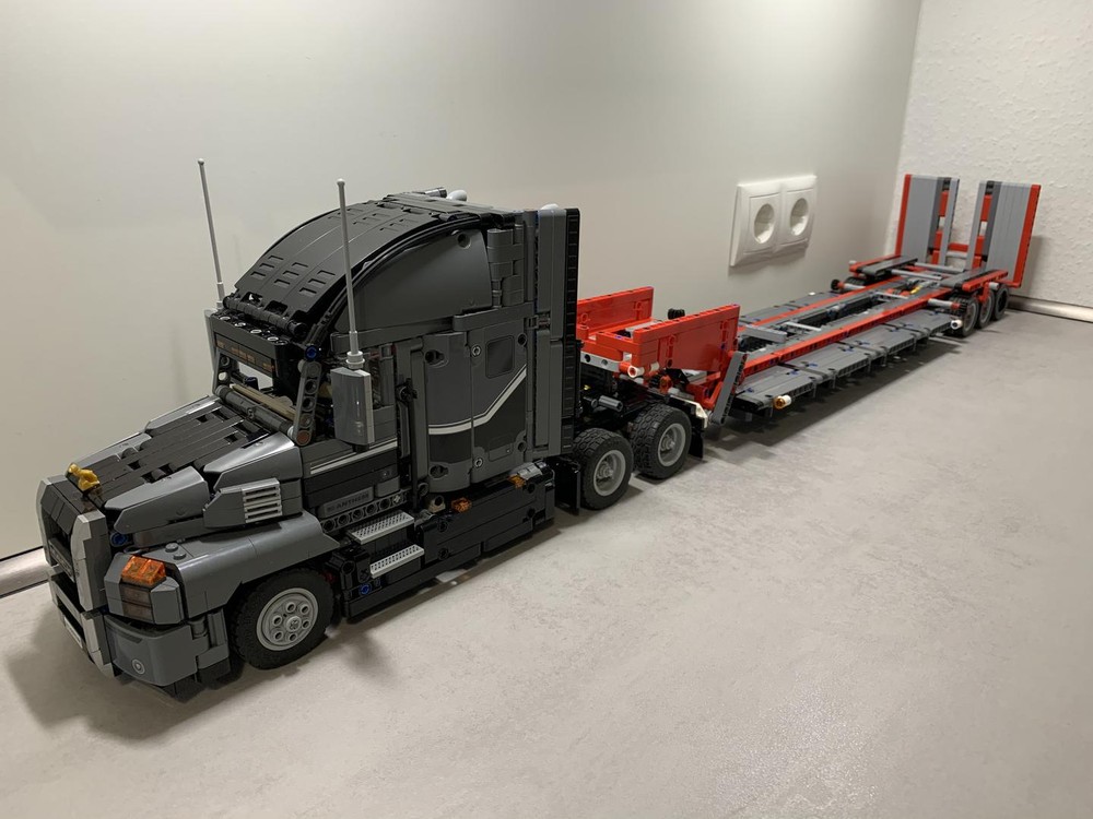 LEGO MOC 42098 C-Model Low Loader Trailer by time-hh | Rebrickable ...