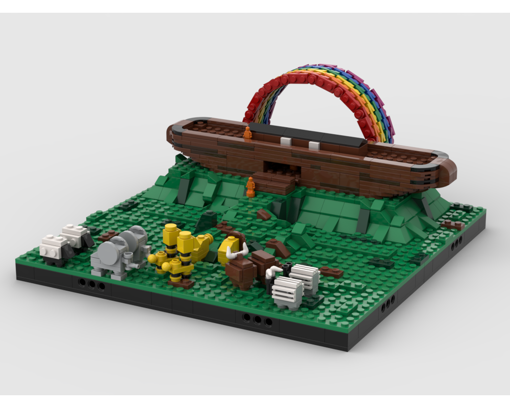 LEGO MOC Noah's Ark Diorama by gabizon | Rebrickable - Build with LEGO
