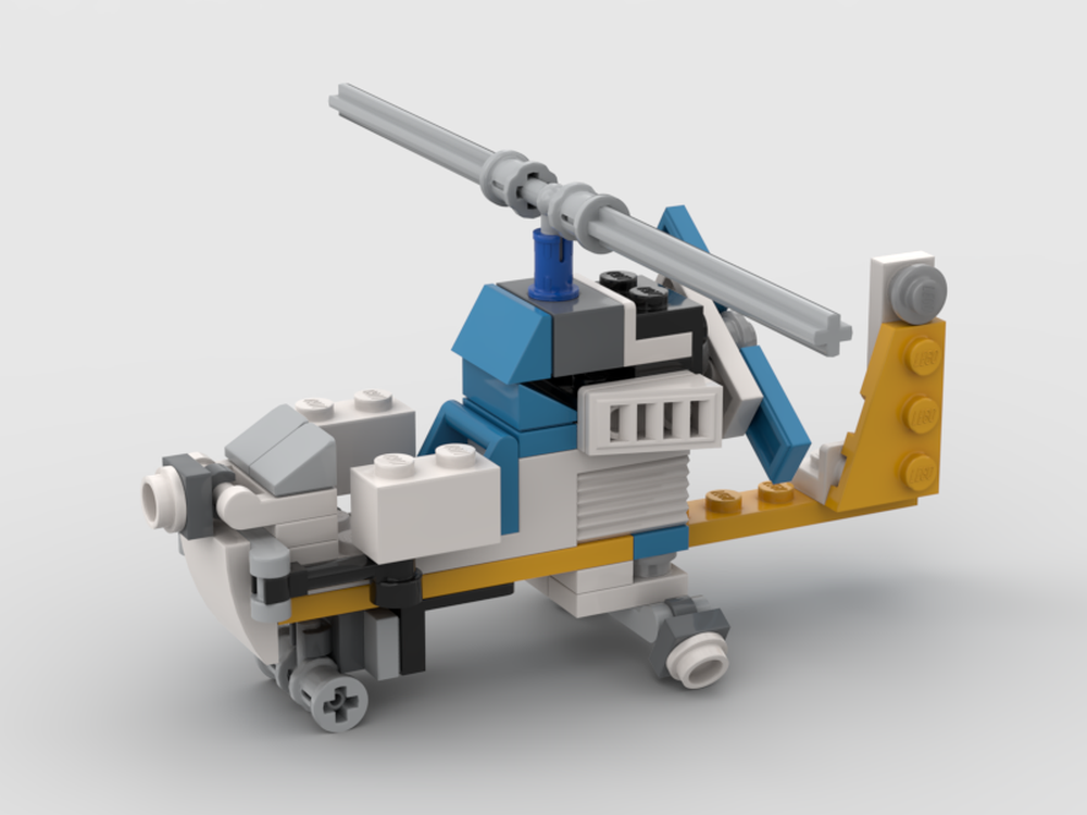 LEGO MOC 31072 - Gyrocopter by KlintIsztvud | Rebrickable - Build with LEGO