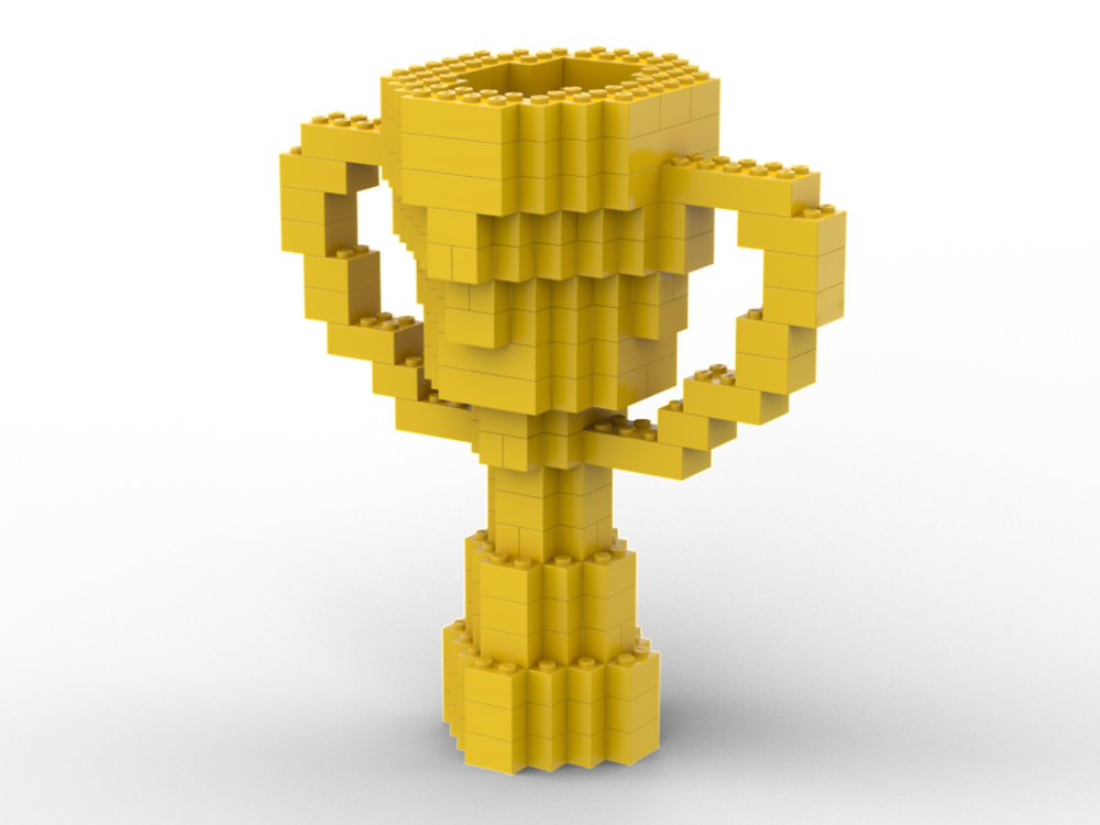 LEGO MOC Yellow Trophy by mybricks | Rebrickable - Build with LEGO
