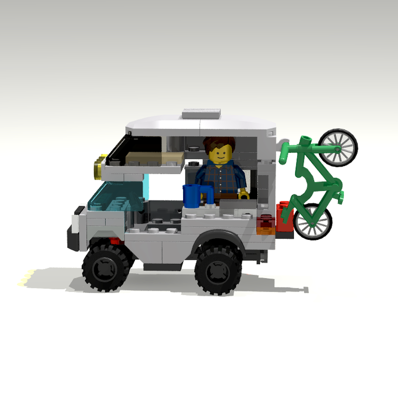 LEGO MOC Little Overland Van by joey_bricks_things | Rebrickable ...