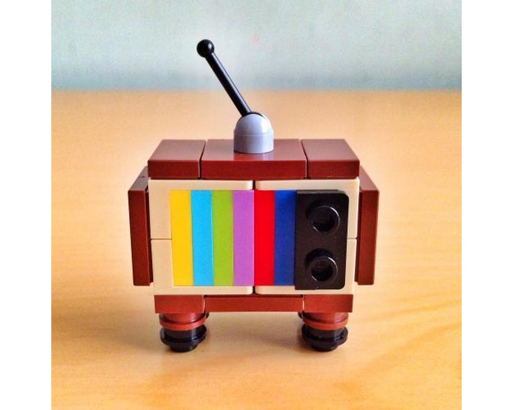 LEGO MOC Vintage TV Set by OscarWRG | Rebrickable - Build with LEGO