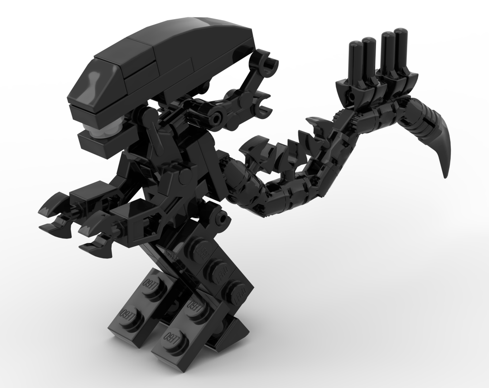 LEGO MOC Aliens - Xenomorph - Minifig Scale by yodakya | Rebrickable ...