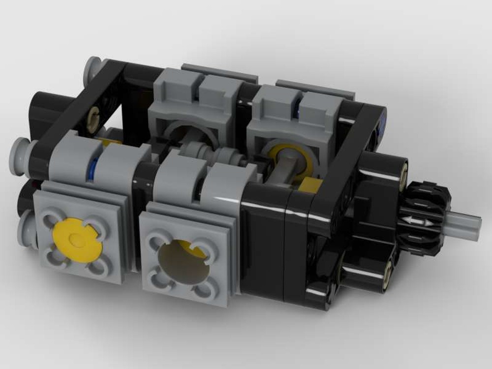 LEGO MOC Piston Engine Boxer Four by AKM-Sky | Rebrickable - Build with ...